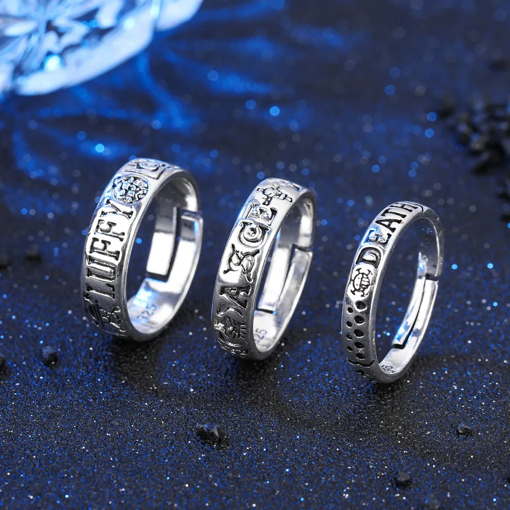 Trafalgar D Law Ring Adjustable | One piece Merchandise | Up to 80% Off ...