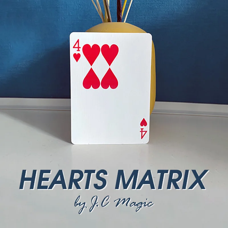 Hearts-Matrix-By-J-C-Magic-Tricks-Point-Change-4-Hearts-To-2-Card-Magia ...