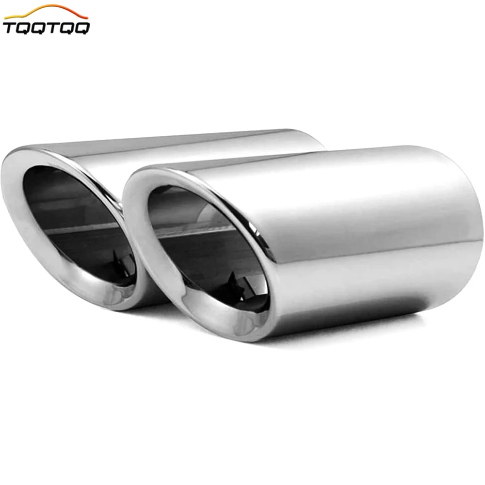 Stainless-Steel-Exhaust-Muffler-Tip-3-Inch-7-6cm-Inlet-Muffler ...