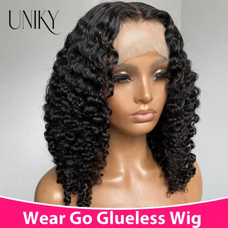 Deep-Wave-Short-Bob-Wig-Human-Hair-Wear-and-Go-Glueless-Lace-Front-Wigs ...
