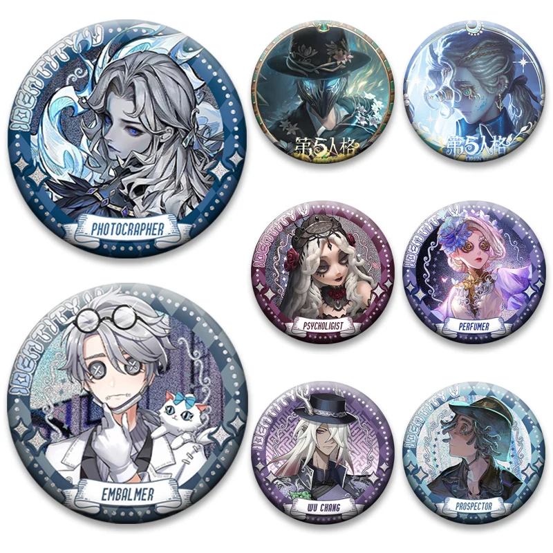 Game Identity V Brooches Round Anime Pins Fashion Jewelry Accessories ...