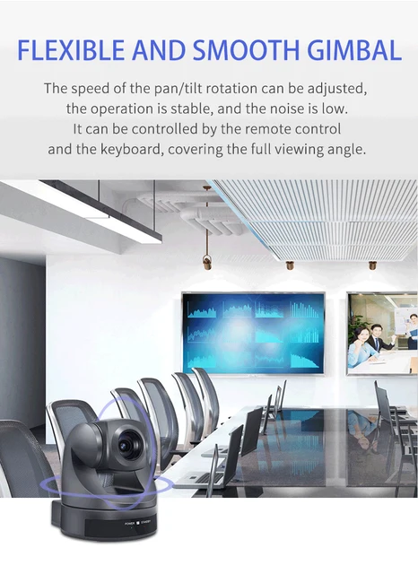 Conference Camera PTZ Video HD USB HDMI 3X 10X 20X For Educate Live ...