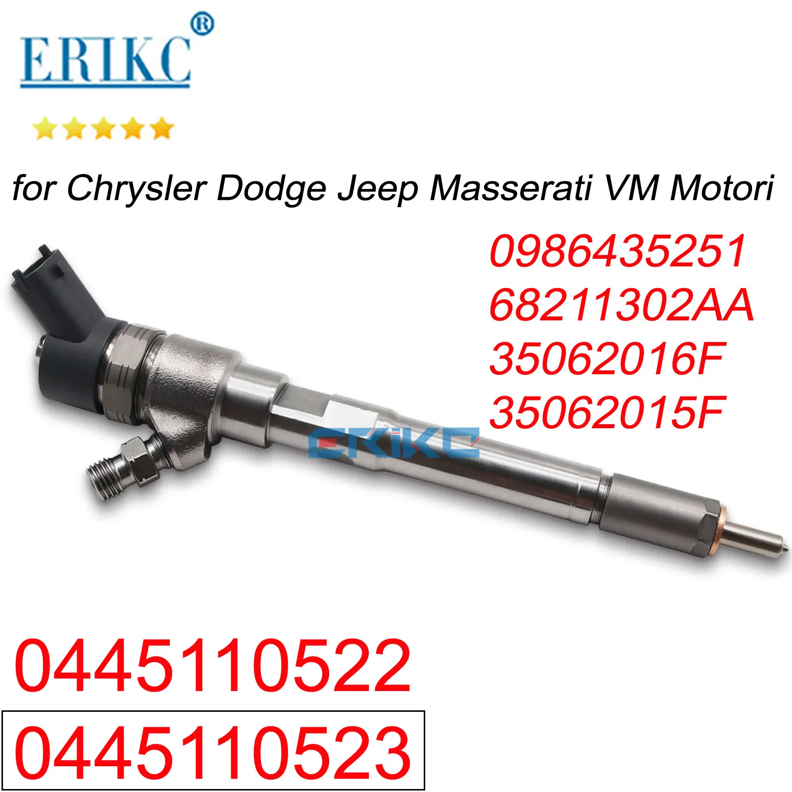 0445110523 0445110522 Bico do injetor de combustível Assy 0986435251 ...
