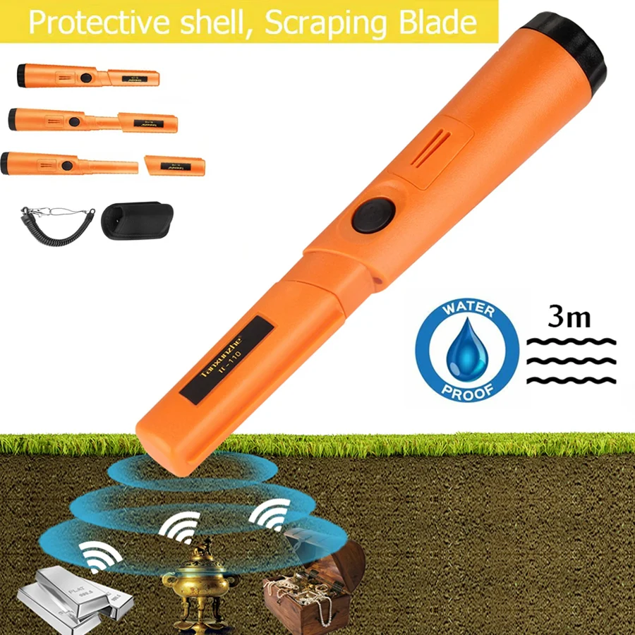 New-High-Quality-Handheld-Metal-Detector-Positioning-Rod-Detectors-IP68 ...