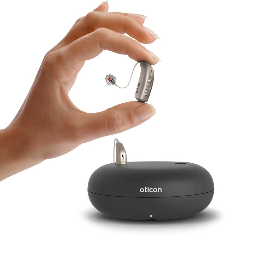 Oticon Ruby2 miniRITE Rechargeable hearing aids 48Channel Programmable Digital Mobile Phone ...