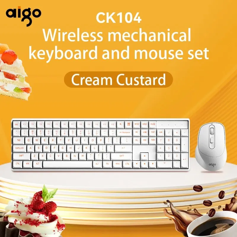 Aigo-CK104-Mechanical-Keyboard-Mouse-Set-2-4G-Wireless-Gaming-Red ...