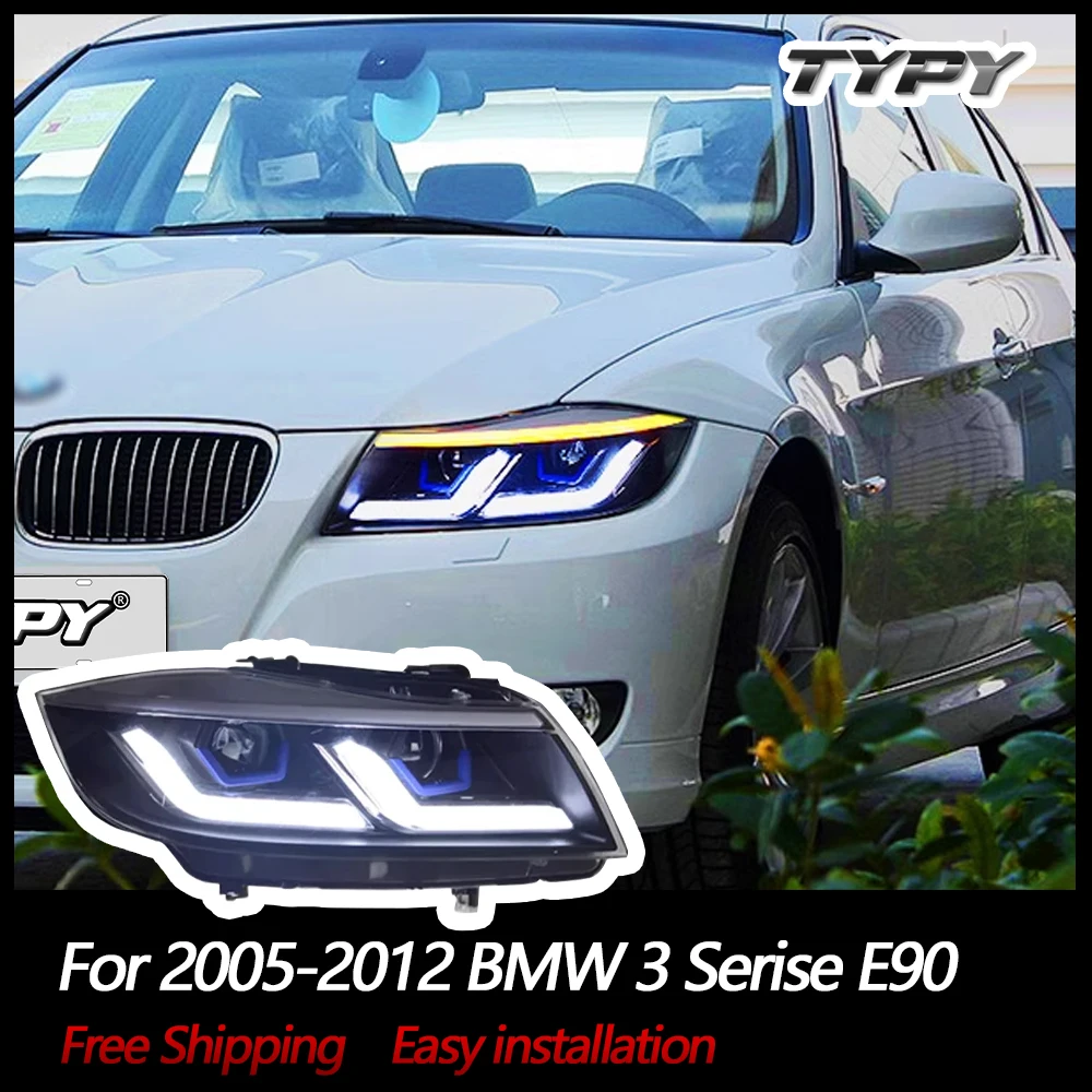 TYPY-Car-Lights-For-BMW-3-Serise-E90-Headlight-2005-2012-LED-Head-Lamp ...