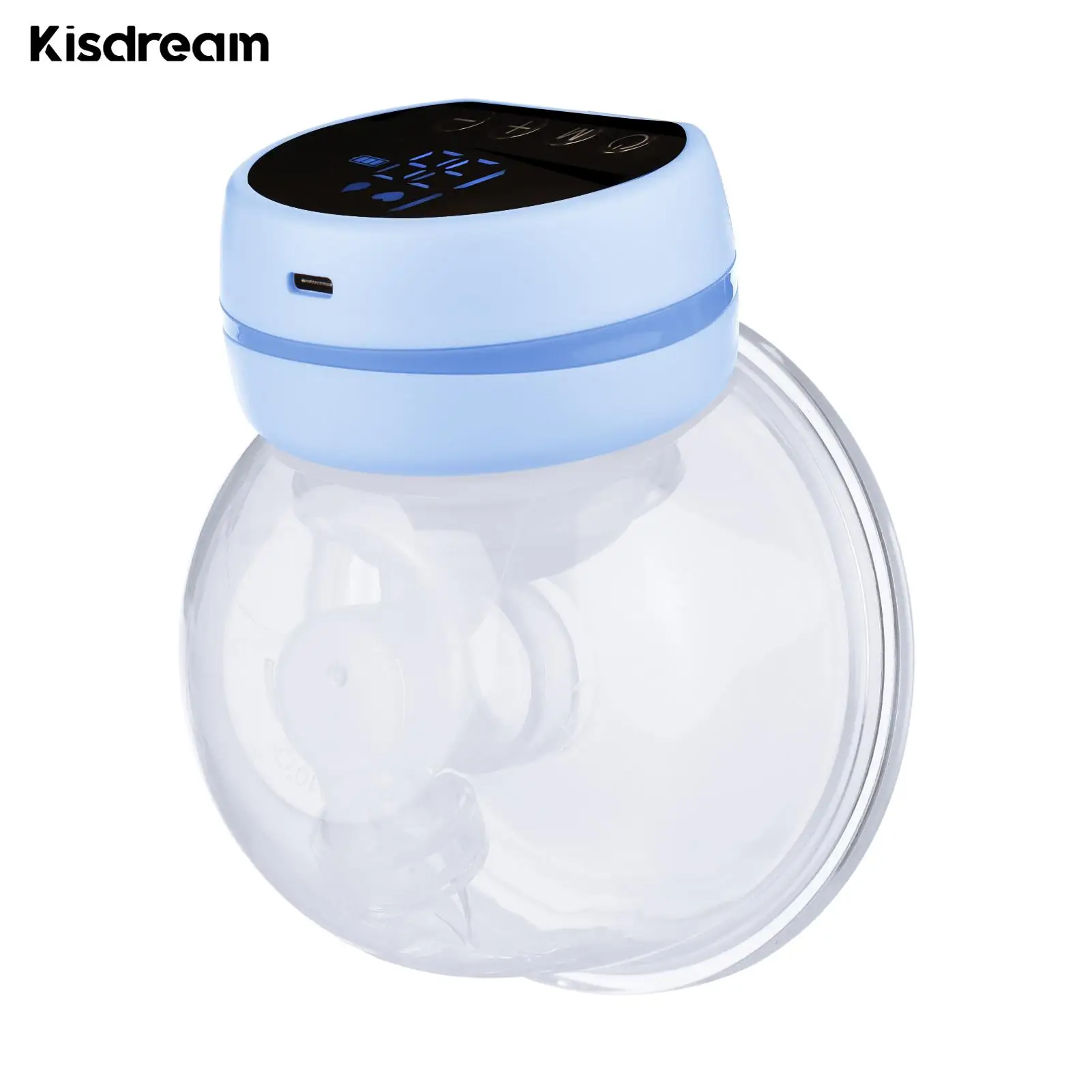 MZ-610 Wearable Hands Free Invisible Electric Breast Pump Portable ...