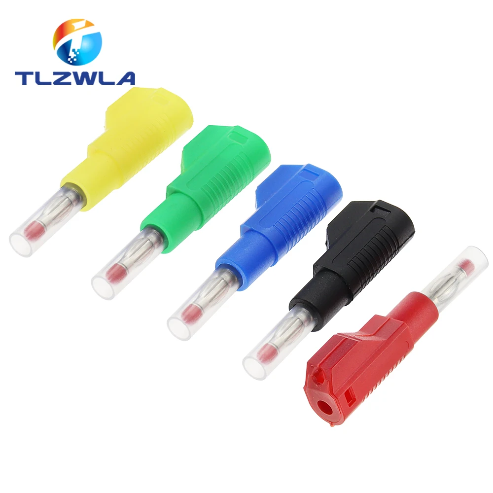 5PCS-4MM-Banana-Plug-Safety-Retractable-Sheath-Stackable-Wire-Solder ...