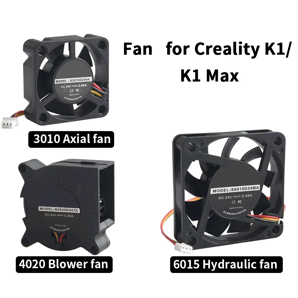 6015-4020-3010-Fan-For-CREALITY-K1-K1-Max-Blower-Fan-DC24V-Cooling ...