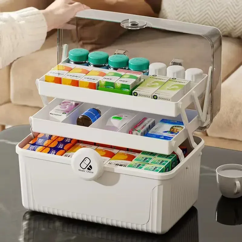 2024-Hot-Large-Capacity-Medicine-Box-Home-Family-Extra-Large-Multilayer ...