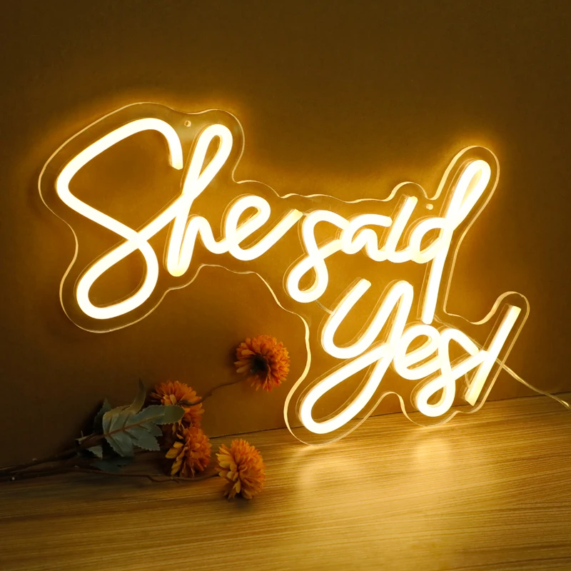 Neon Yes Sign