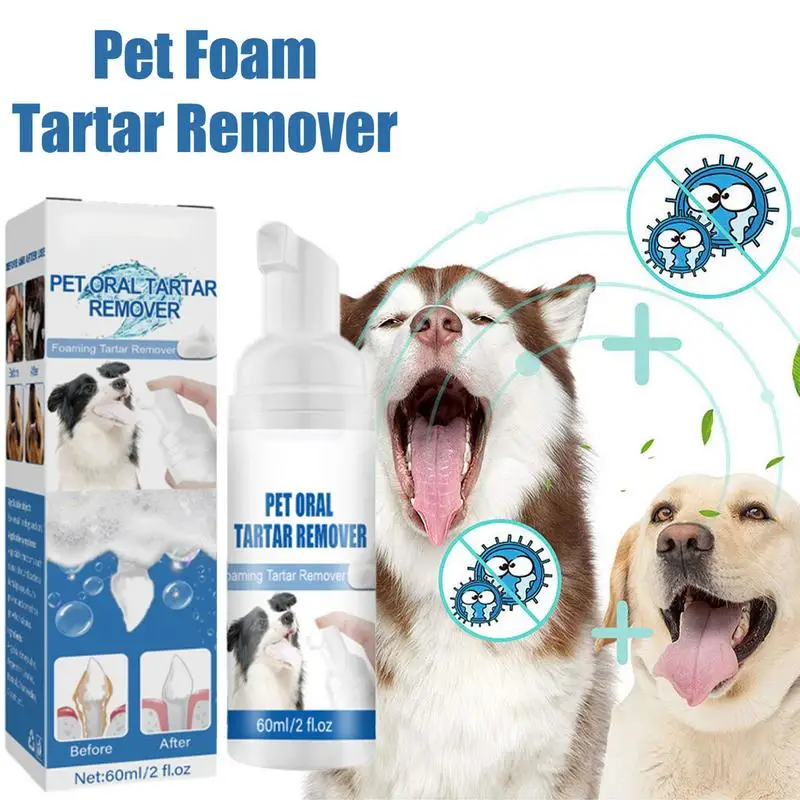 Tartar Remover For Dog Natural Dental Care Solution Foam Remove ...