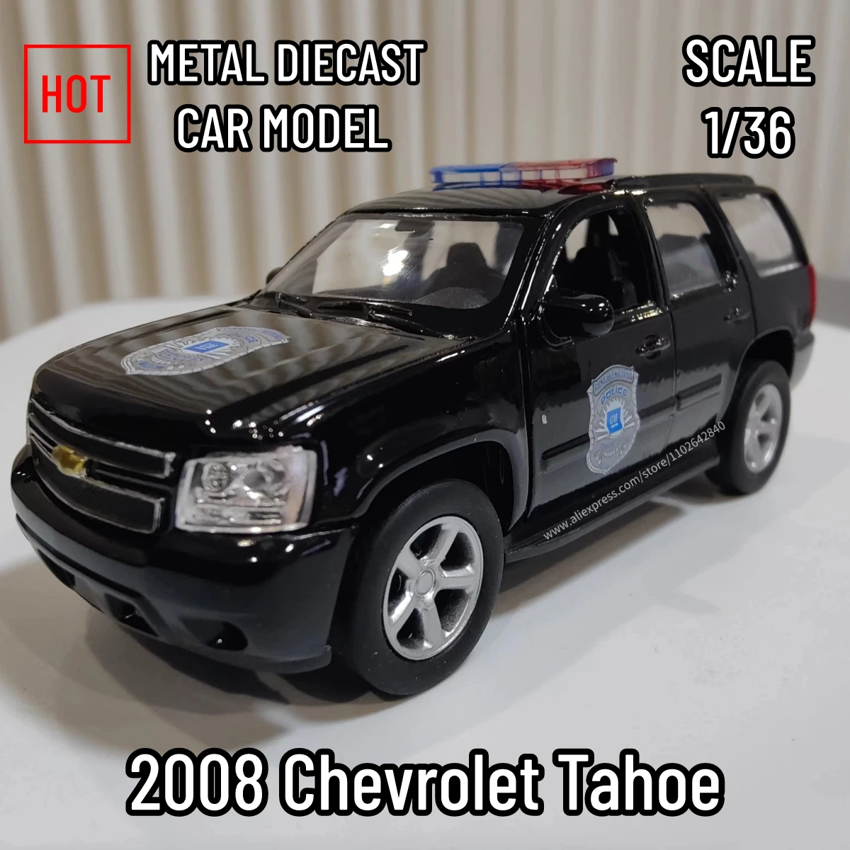 1-36-Car-Model-2008-Chevrolet-Tahoe-Scale-Metal-Diecast-Replica-Home ...