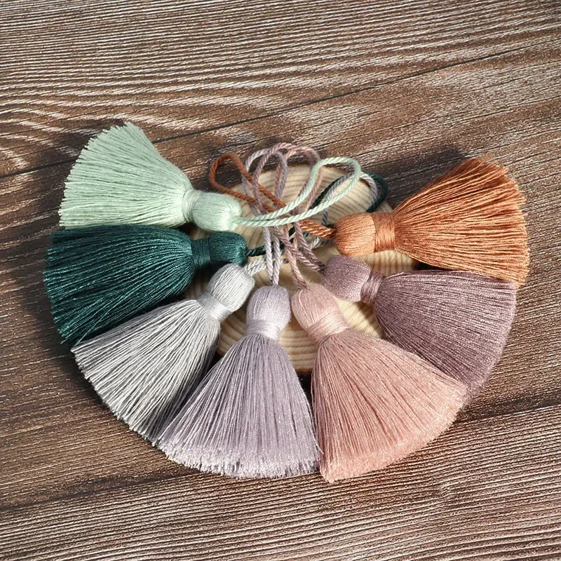 Simple-Solid-Color-Tassels-13-5cm-Polyester-Pendant-Tassels-DIY-Apparel ...