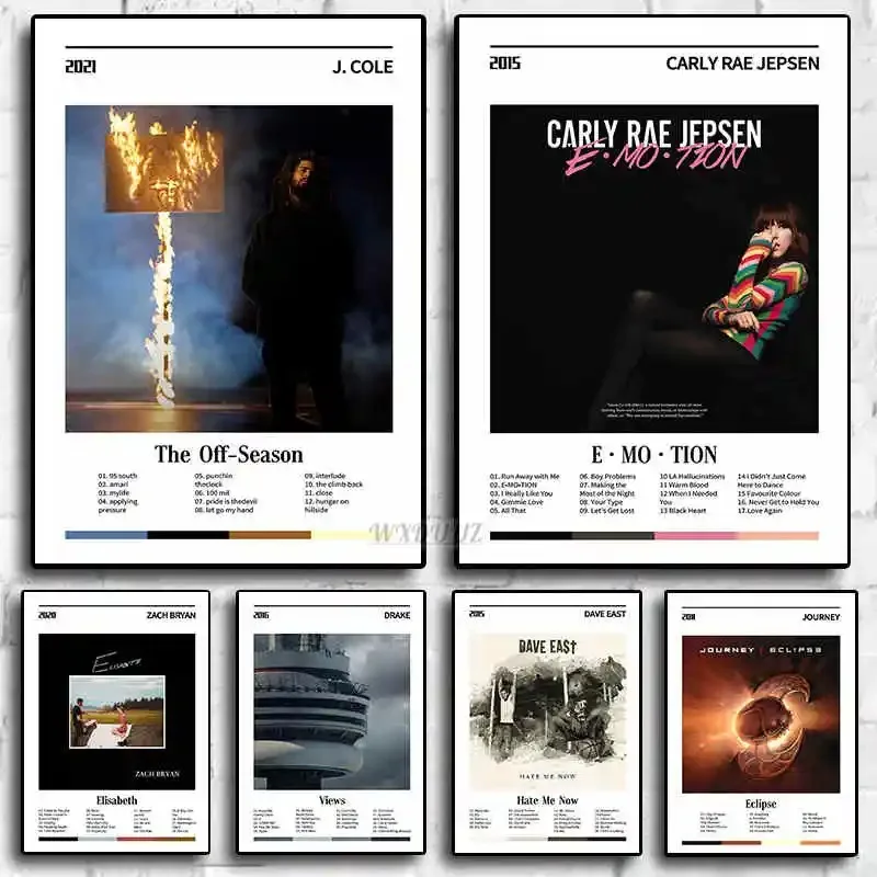 Pop-Rap-Music-Album-Cover-Elisabeth-Zach-Bryan-Poster-Aesthetic-Rapper ...