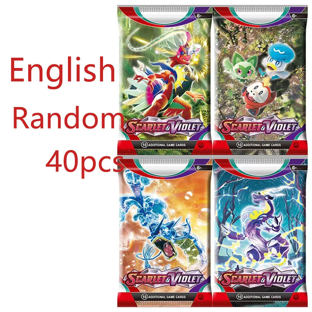 40pc PALDEA EVOVED Cards GX Tag Team Vmax EX Mega Energy Card Game ...