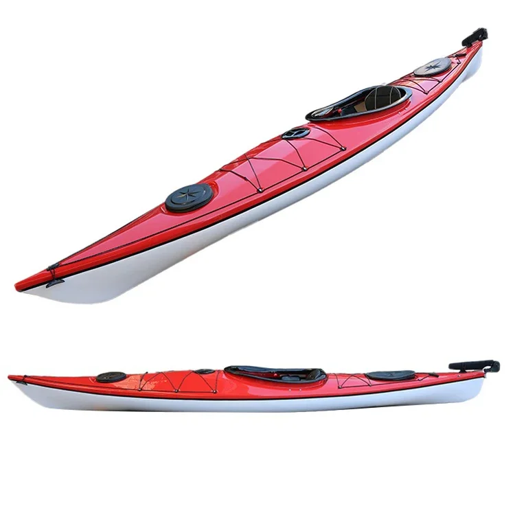15ft-Single-Seat-One-Person-Sit-In-Kayak-For-Sea-Canoe-Boat ...