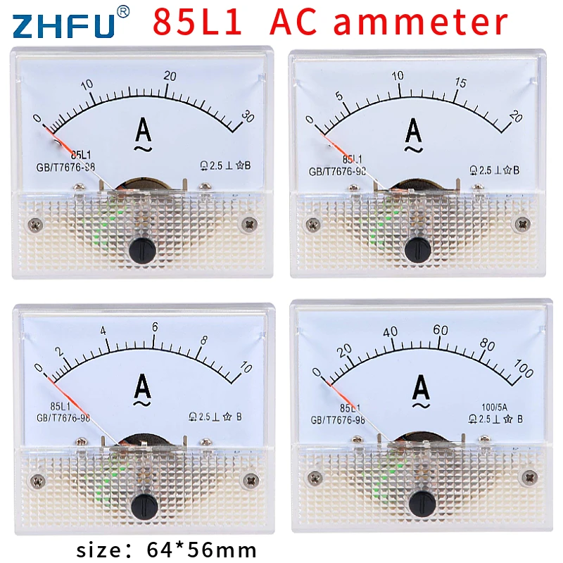 85L1-A-Pointer-type-AC-ammeter-1A2A3A5A10A20A30A50A-Analog-Panel ...