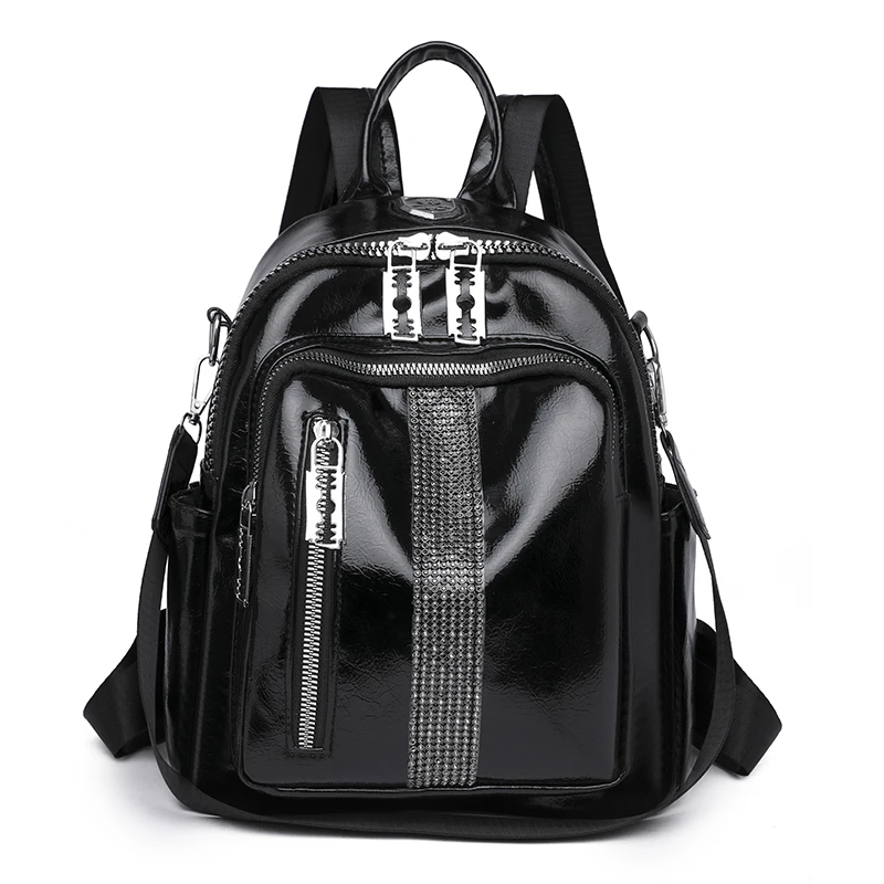 2023-New-Pearlite-Layer-Women-Backpack-Solid-Color-Designer-Light ...