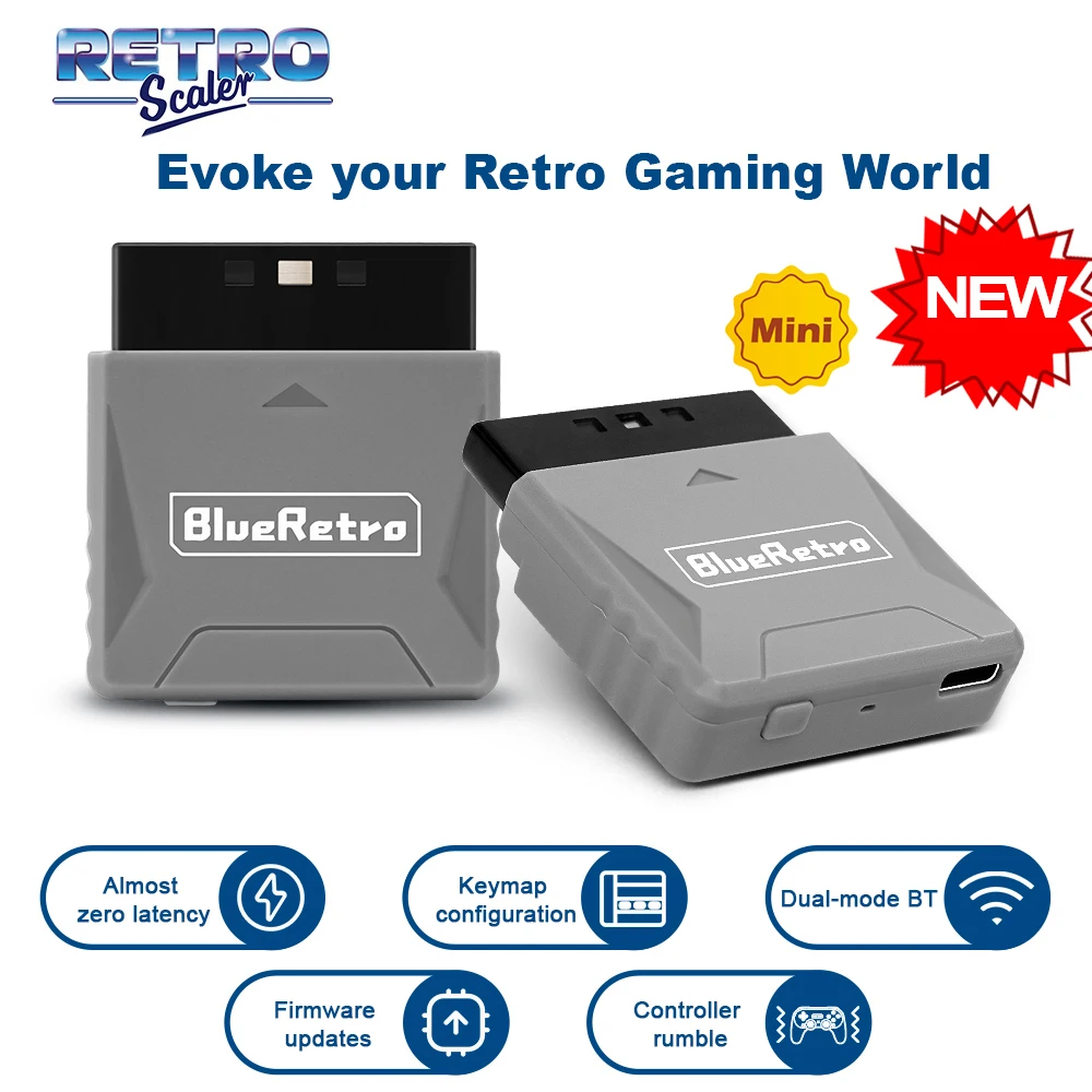 RetroScaler-Mini-Blueretro-Receiver-Adapter-for-PS1-PS-One-PS2 ...