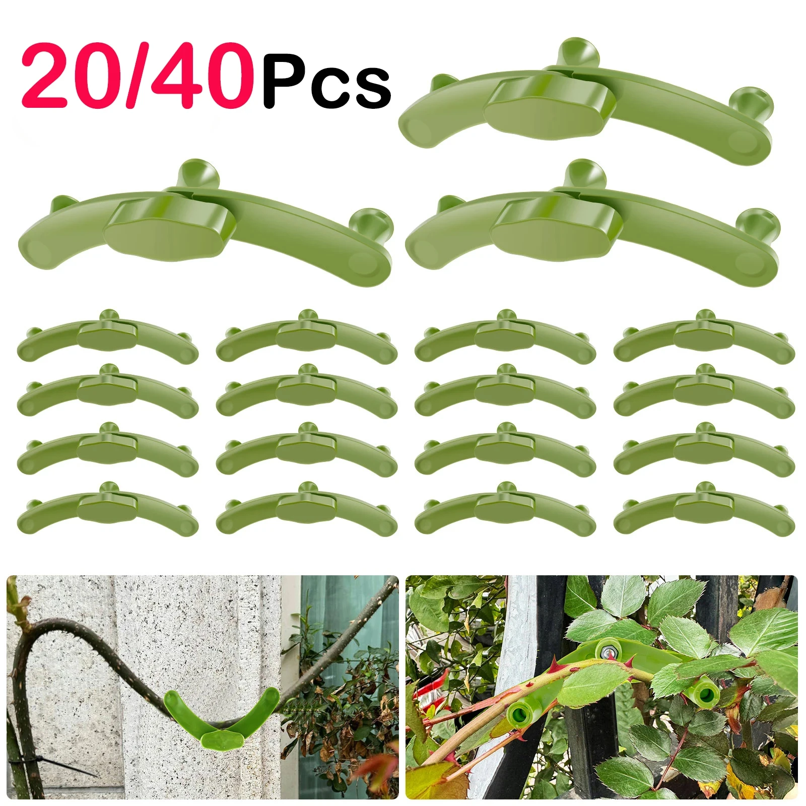20-40Pcs-Branches-Bender-Training-Clips-360-Adjustable-Garden-Plant ...