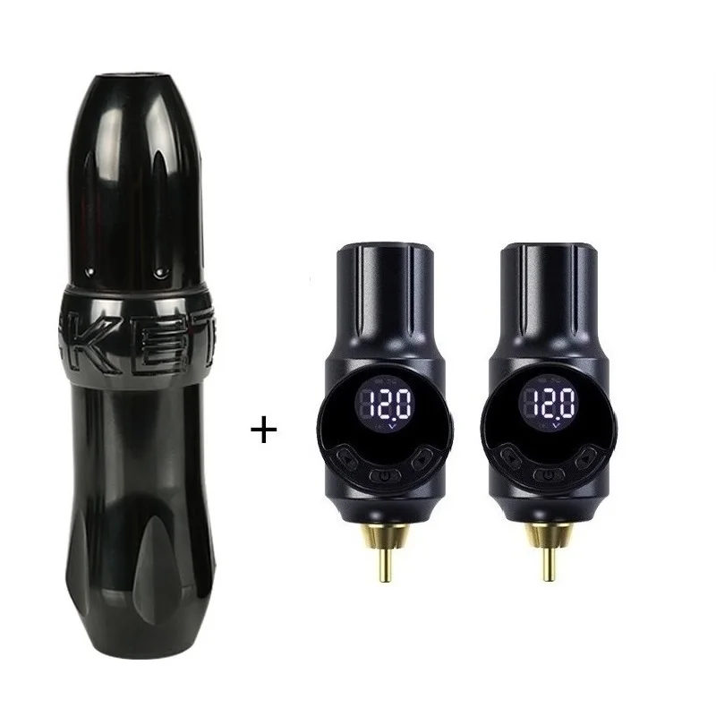 로켓 문신 펜 키트 전문 Rca 잭 로타리 문신 기계 세트 무선 문신 전원 공급 장치 Dc001 배터리 메이크업 바디 아트 타투펜 문신기 문신기 세트 Aliexpress