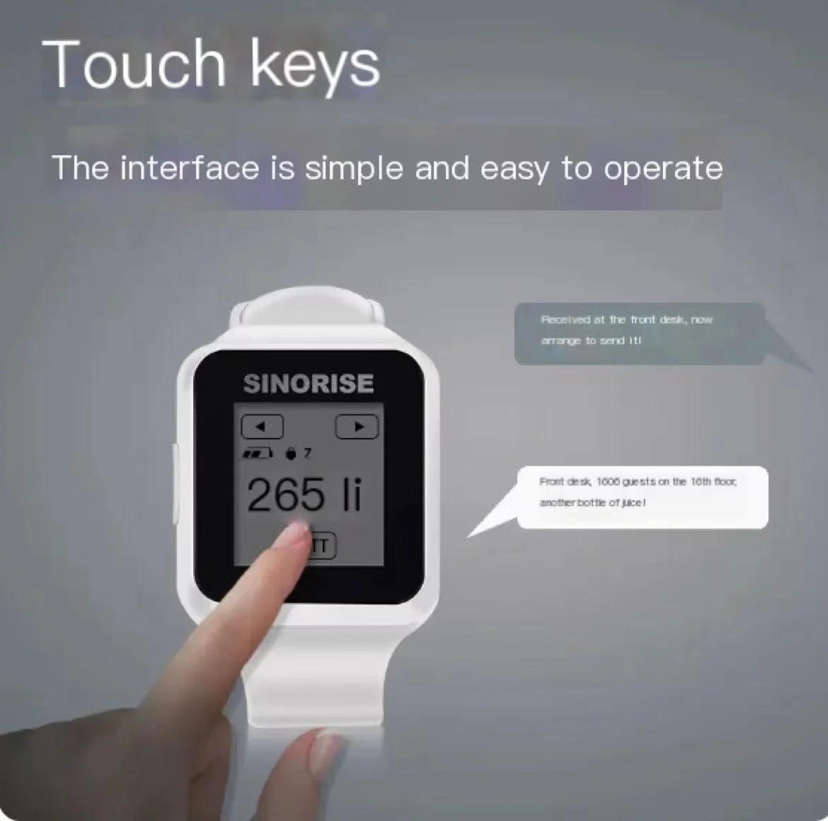 SINORISE-SINORISE-Wireless-Hands-Free-Watch-Intercom-Walkie-Talkie-for ...