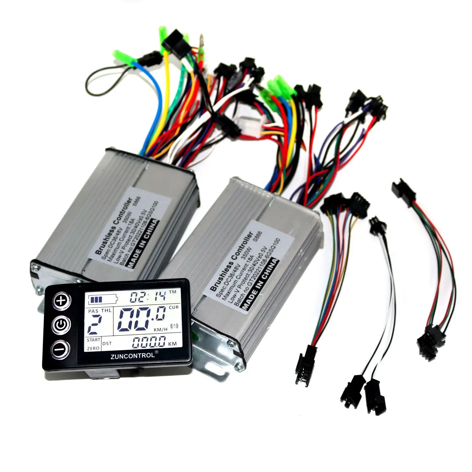 Dual drive 36V/48V/60V 350W BLDC Electric scooter controller E-bike 2 ...