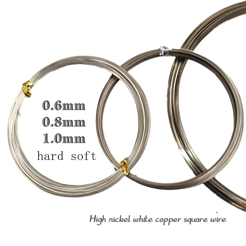 0-6mm-to-1mm-hard-soft-square-rectangle-silver-nickel-white-Copper-Wire ...