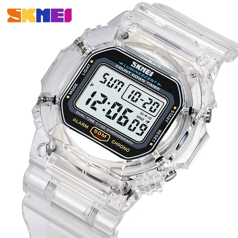 SKMEI-Back-Light-Display-Stopwatch-Digital-Watches-Mens-5Bar-Waterproof-Multifunctional-Count ...