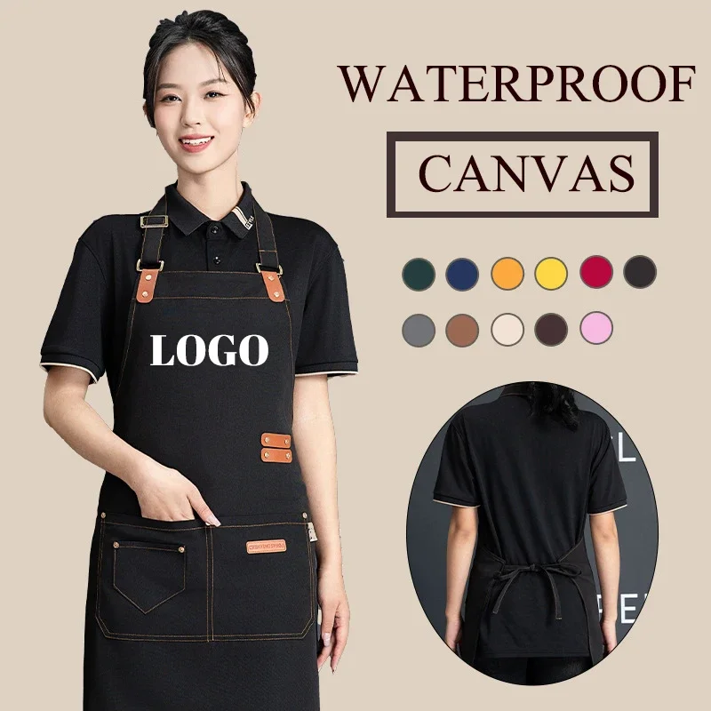 Salon-Apron-Customized-Logo-Nails-Beauty-Barber-Studio-Men-s-Women-s ...