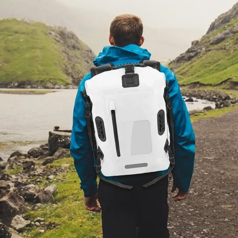 Rafting-Dry-Bag-30L-Breathable-Shoulder-Strap-Backpack-PVC-Dry-And-Wet ...