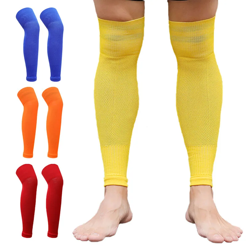1 Pair Adults Leg Warmers Shin Guard Calf Sock Over Knee Breathable ...