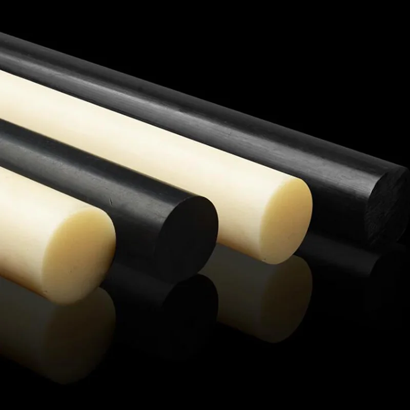 ABS-Rod-Machinable-Plastic-Round-Bar-CNC-Machining-Materials-Black ...