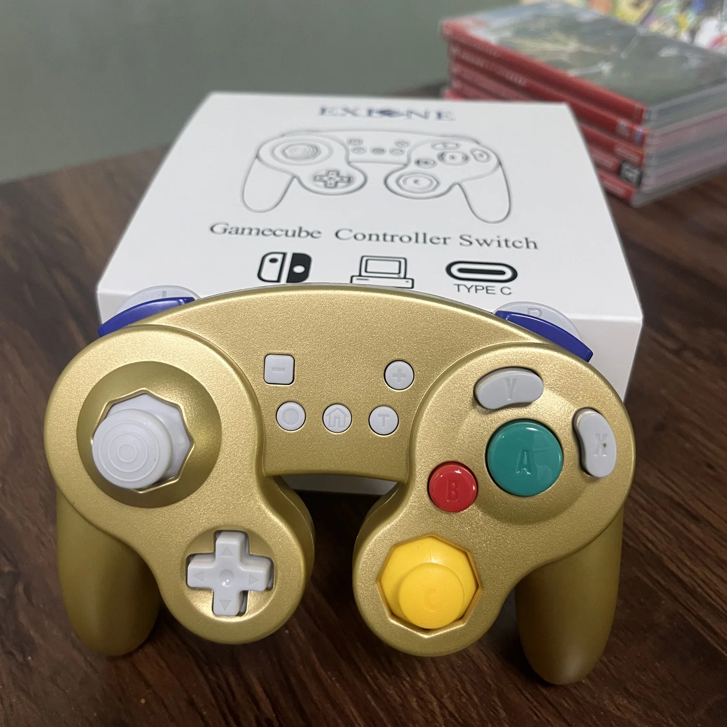 Exlene nintendo switch controller pro, gamecube controller para Switch ...
