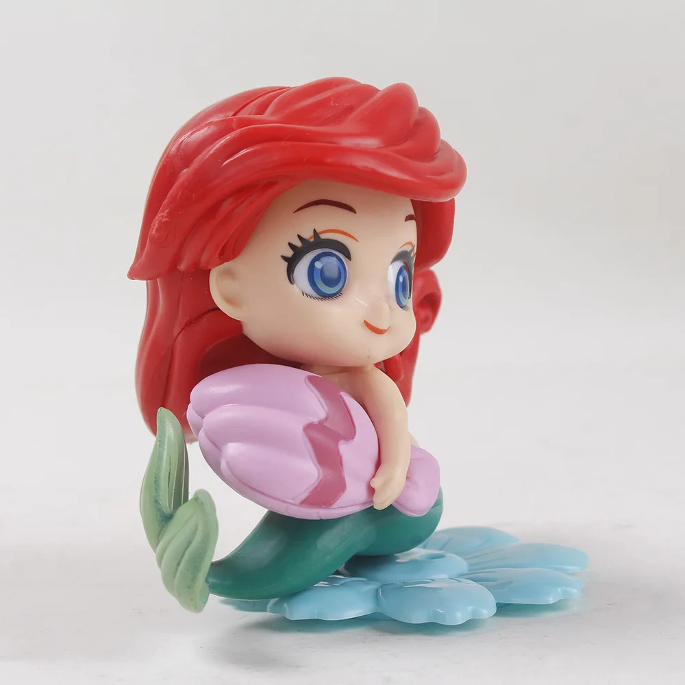 8cm Disney Anime Princess Ariel The Little Mermaid Pvc Action Figure ...