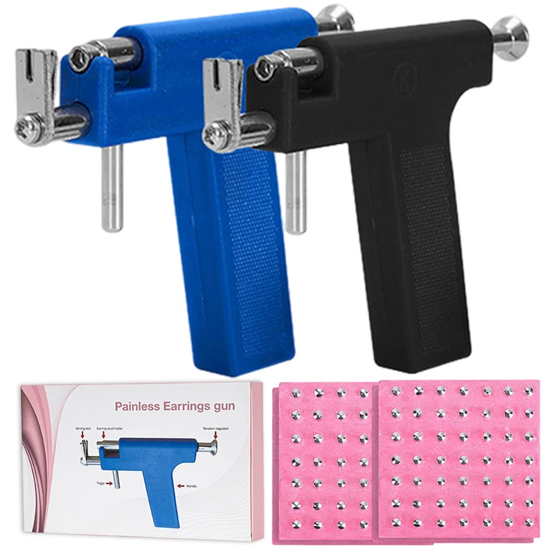 New-Pro-Ear-Body-Nose-Navel-Lips-Tongue-Piercing-Gun-Machine-Supply ...