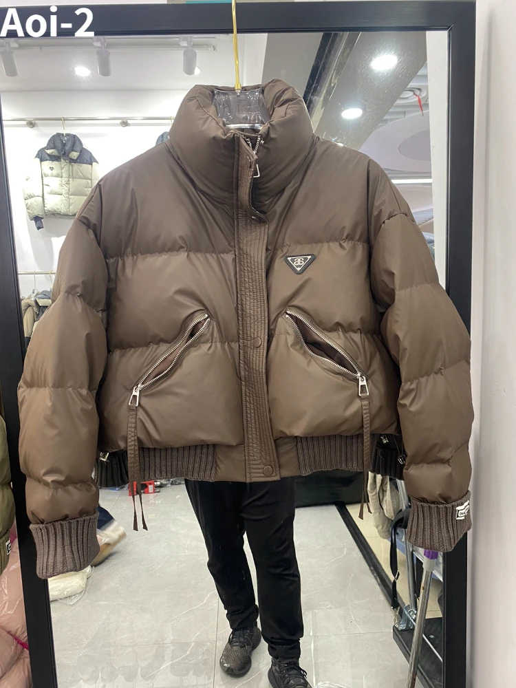 Fashion-White-Duck-Down-Jacket-Women-s-Winter-New-High-Quality-PU ...