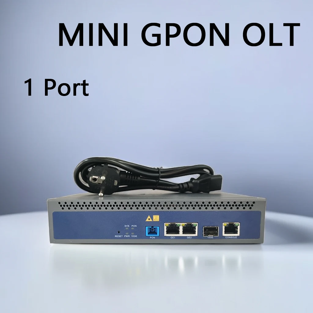 GPON OLT 1:128 Compatibile XPON ONU SNMP 1PORT FTTH Mini Telnet CLI WEB ...