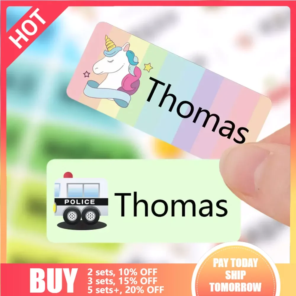 Custom-Hebrew-Waterproof-Self-adhesive-Baby-Name-Sticker-Personalized ...