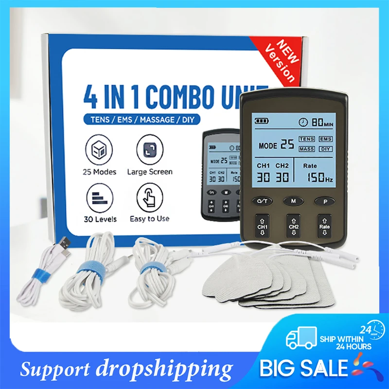 TENS-EMS-Dual-Channels-25-Modes-Low-Frequency-Pulse-Physiotherapy ...