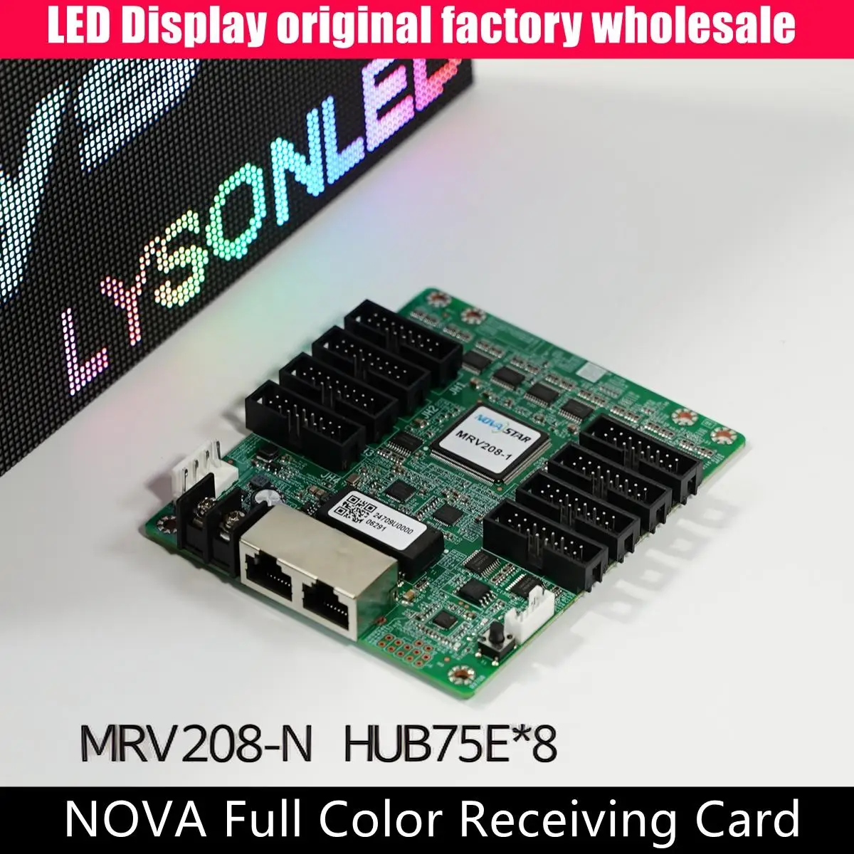 Nova MRV208-N 8xHUB75E Full Color LED Video Display Receiving Card ...