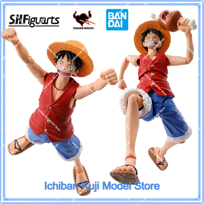 100-Original-Bandai-One-Piece-S-H-Figuarts-SHF-Monkey-D-Luffy-Romance ...