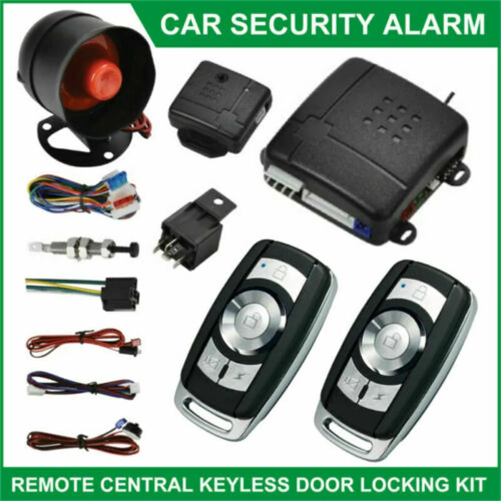 Car-Vehicle-Security-System-Universal-Car-Auto-Burglar-Alarm-Protection ...