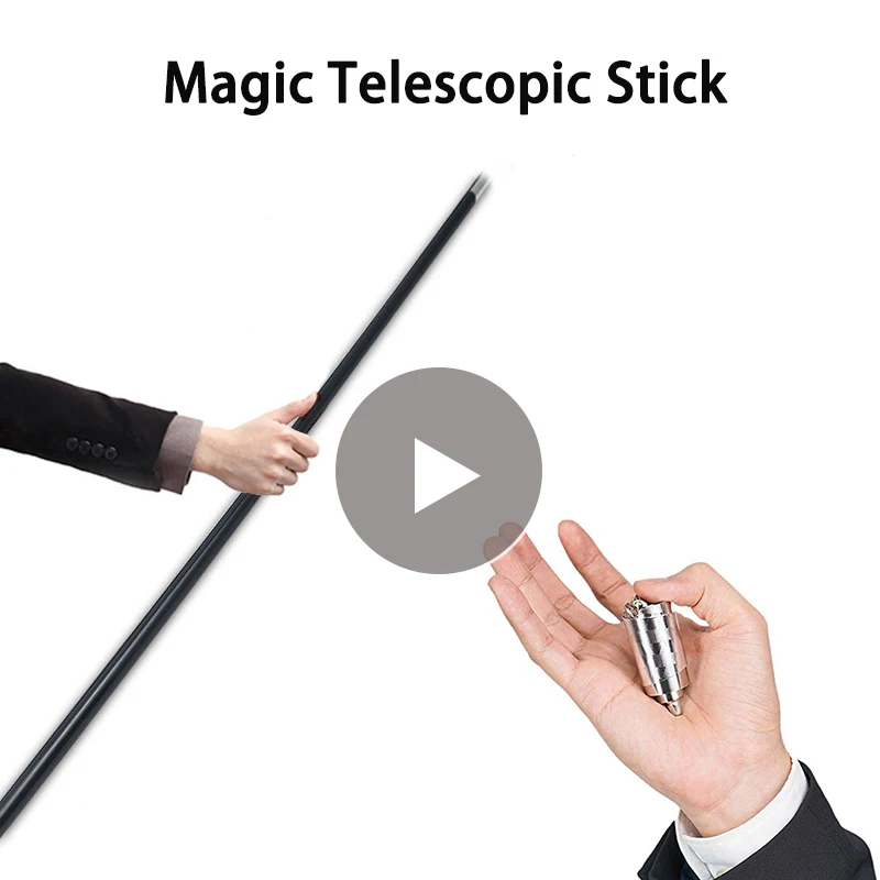 110cm/150cm Magic Telescopic Rod Hollow Martial Arts Metal Magic Pocket ...