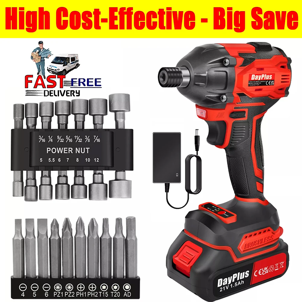New-21V-Electric-Impact-Wrench-300N-Ratchet-Nut-Gun-2200RPM-Cordless ...