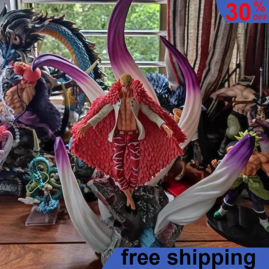 45cm-ONE-PIECE-Anime-Figure-Oka-Shichibukai-Donquixote-Doflamingo ...