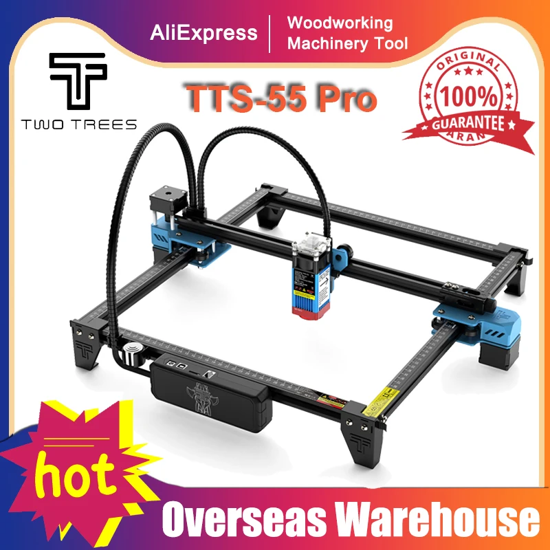 Original-Two-Trees-TTS-55-Pro-Laser-Engraver-5-5W-Compressed-Spot ...