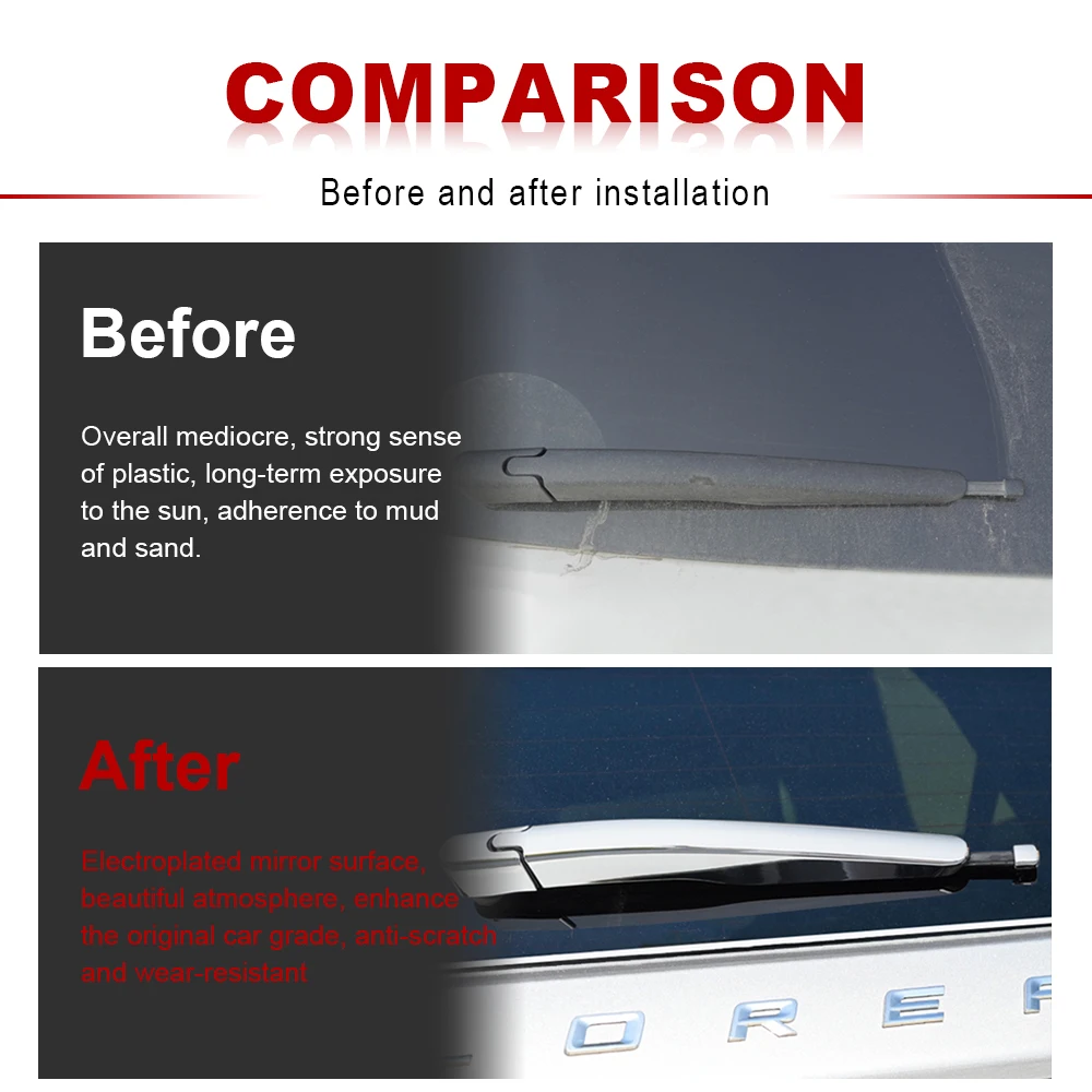 ABS-For-Ford-Explorer-2020-2021-2022-2023-Carbon-Fiber-Rear-Window ...